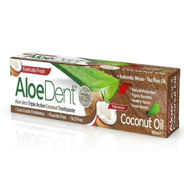 Aloe Dent Coconut Oil Toothpaste – The Beecham Weigh Malton
